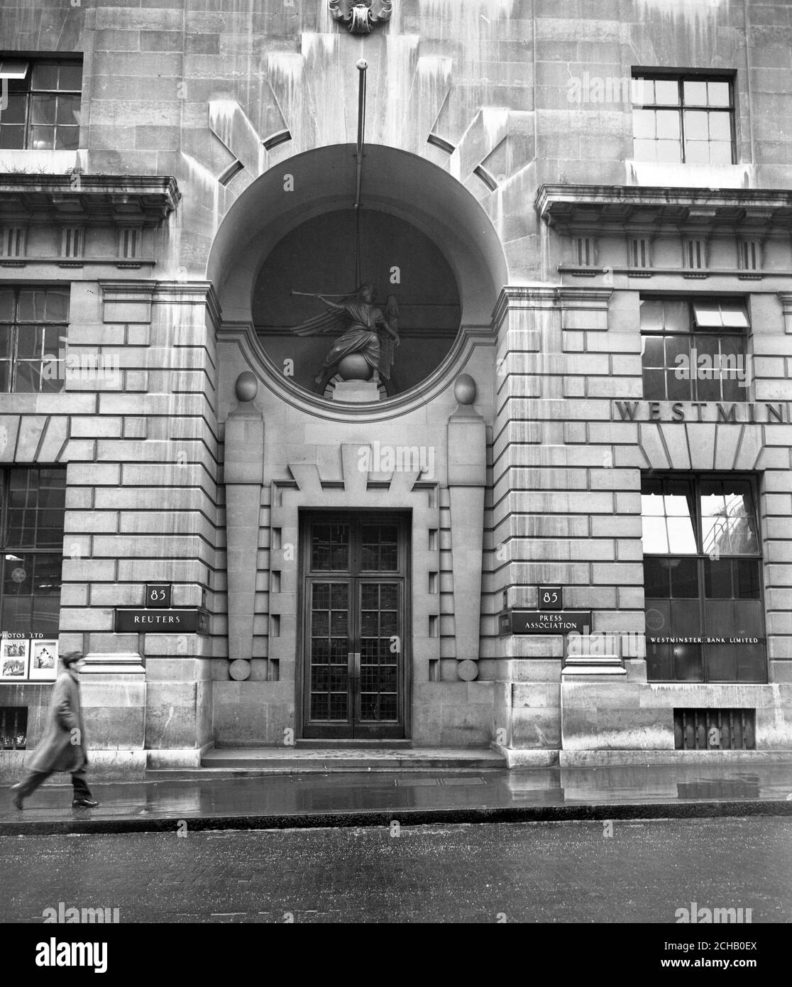 Fleet street view Black and White Stock Photos & Images - Alamy