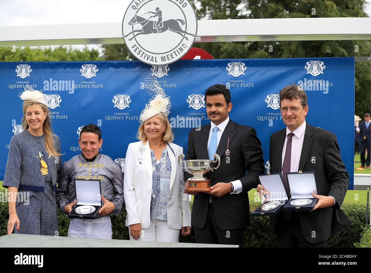Jockey Gregory Benoist and winning connections of Al Jazi winners of ...