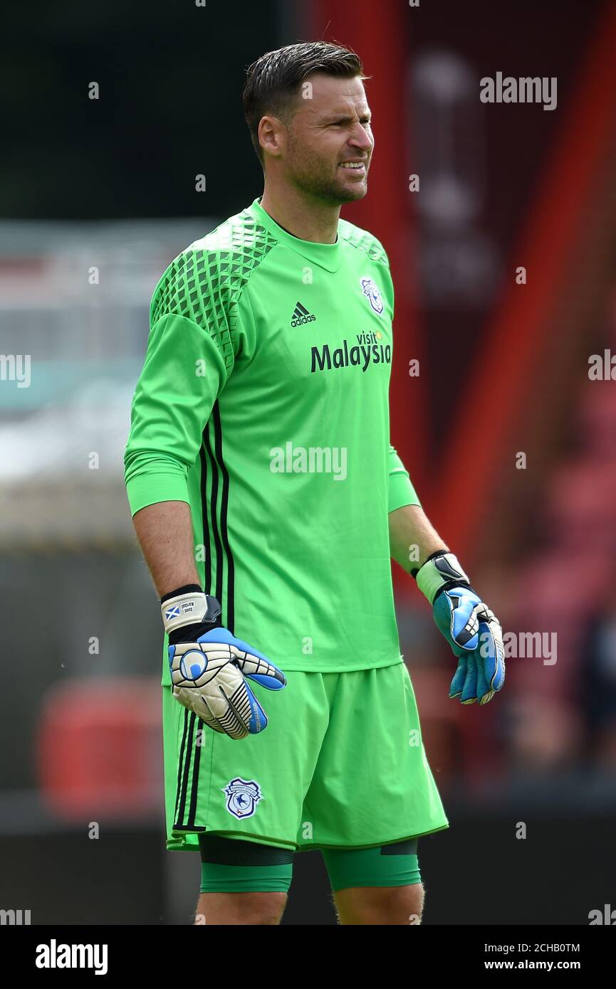 Cardiff City goalkeeper David Marshall Stock Photo - Alamy