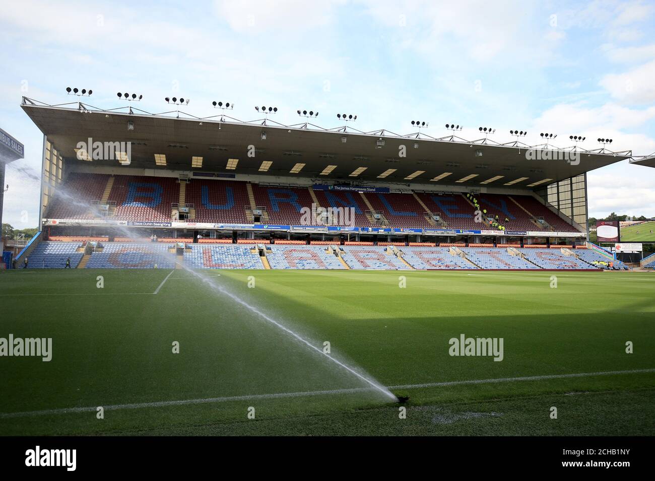General view of Turf Moor Stock Photo - Alamy