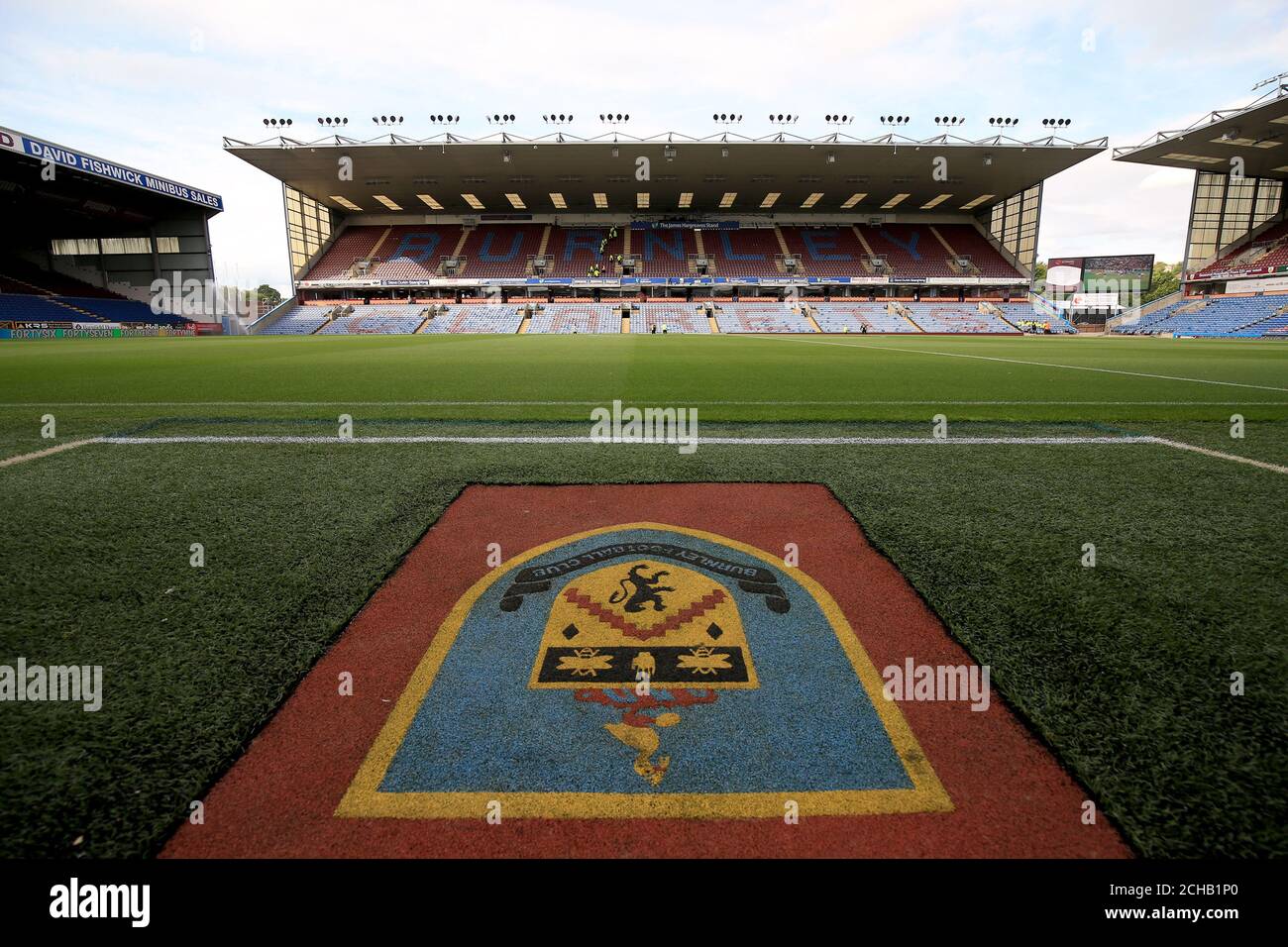 General view of Turf Moor Stock Photo - Alamy