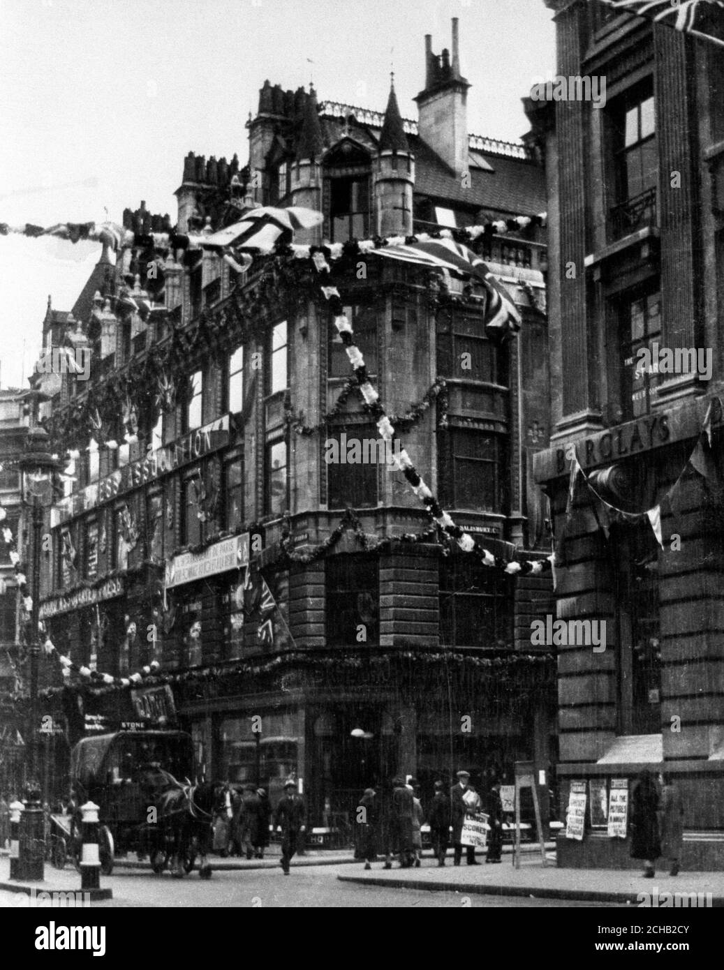 Byron House, the Press Association headquarters, in 85 Fleet Street ...