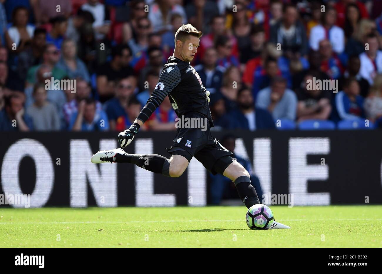 Crystal Palace goalkeeper Wayne Hennessey Stock Photo - Alamy