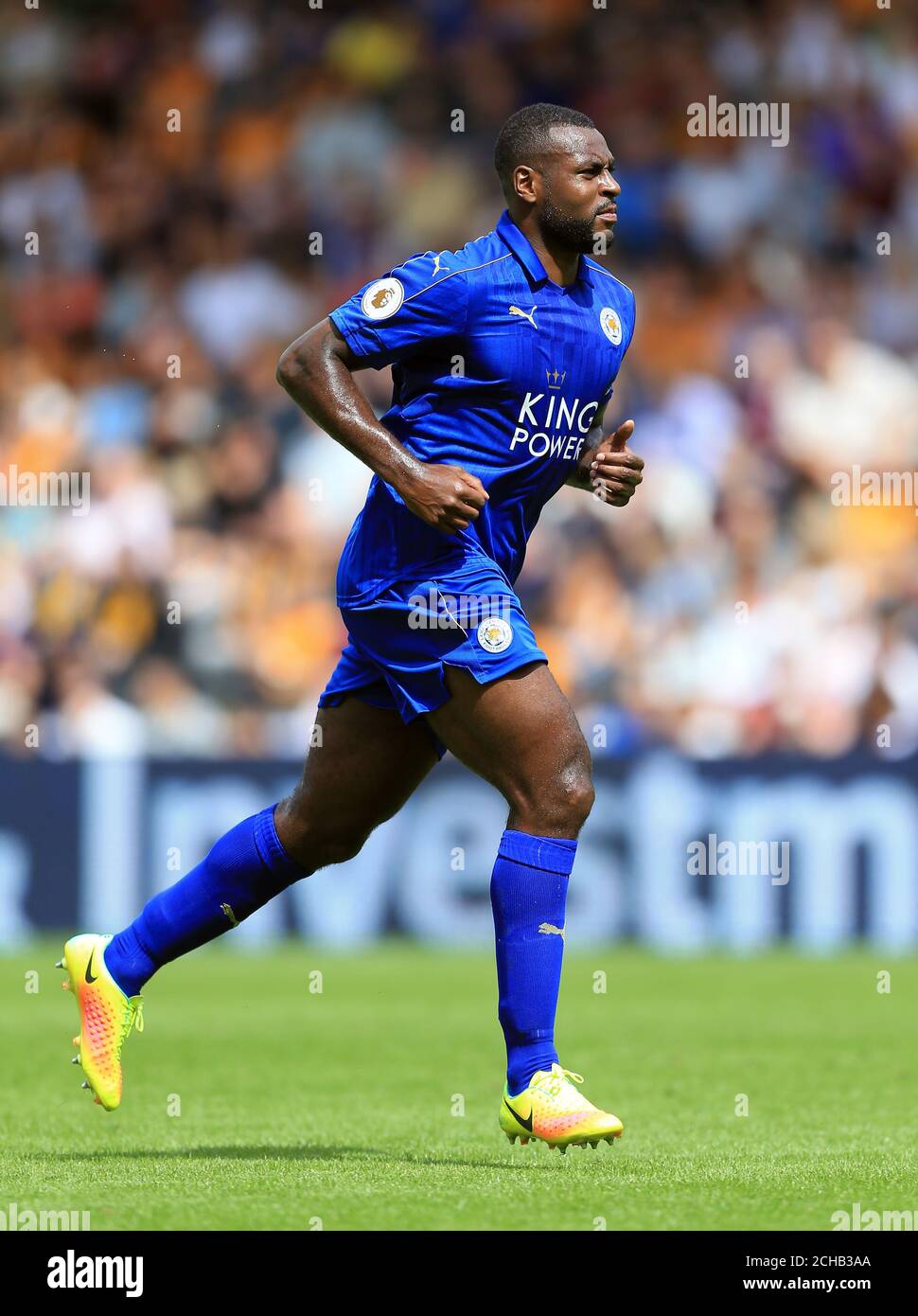 Leicester City's Wes Morgan Stock Photo - Alamy
