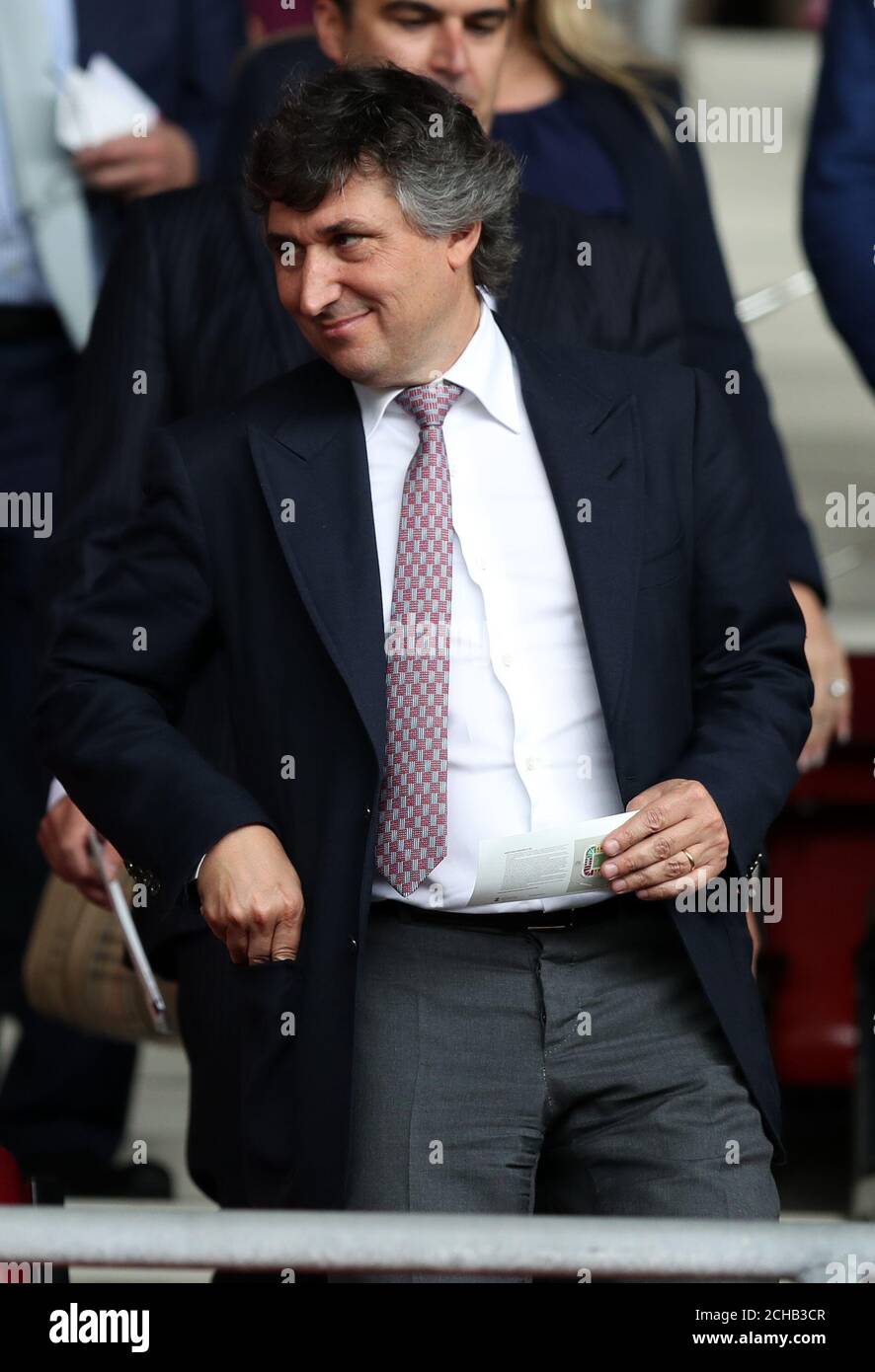 Watford owner Gino Pozzo in the stands Stock Photo - Alamy