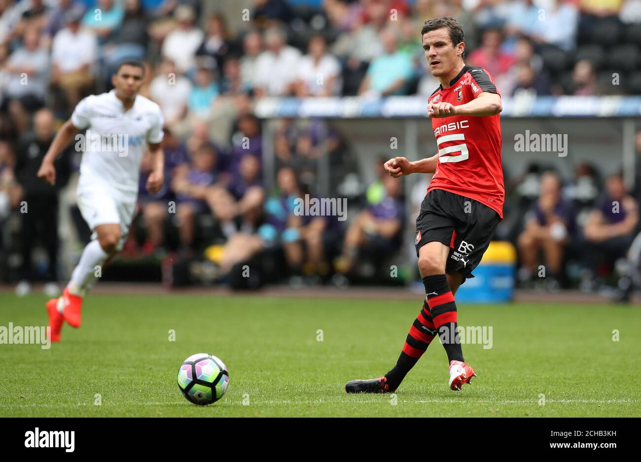 Stade Rennais's Romain Danze Stock Photo - Alamy