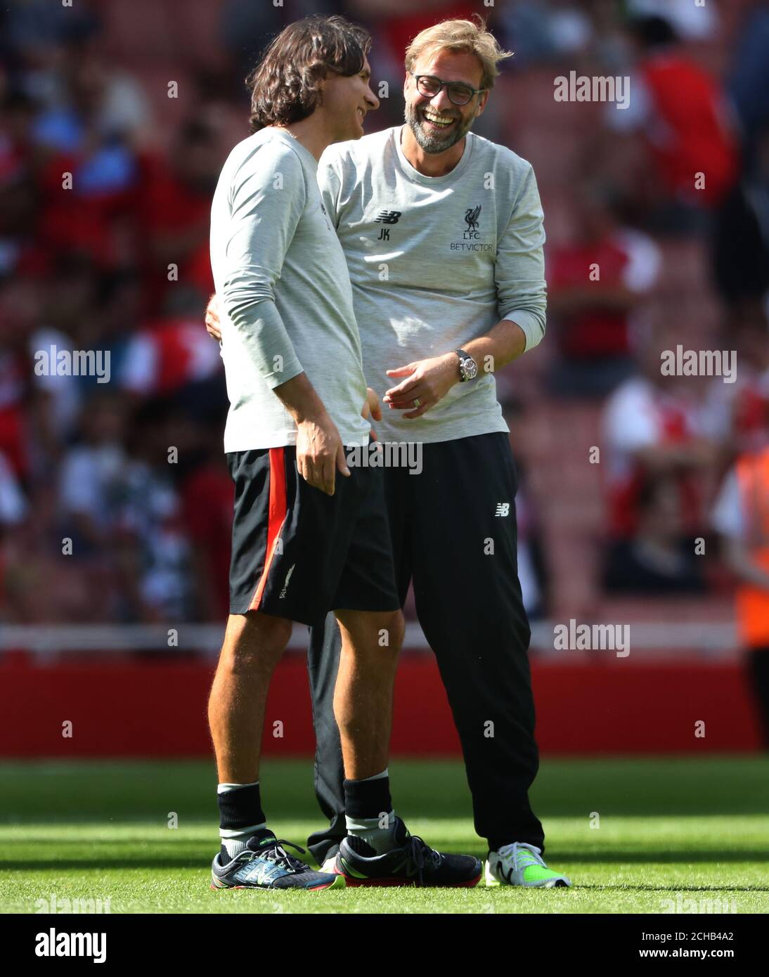 Liverpool manager Jurgen Klopp (right) with First assistant coach ...