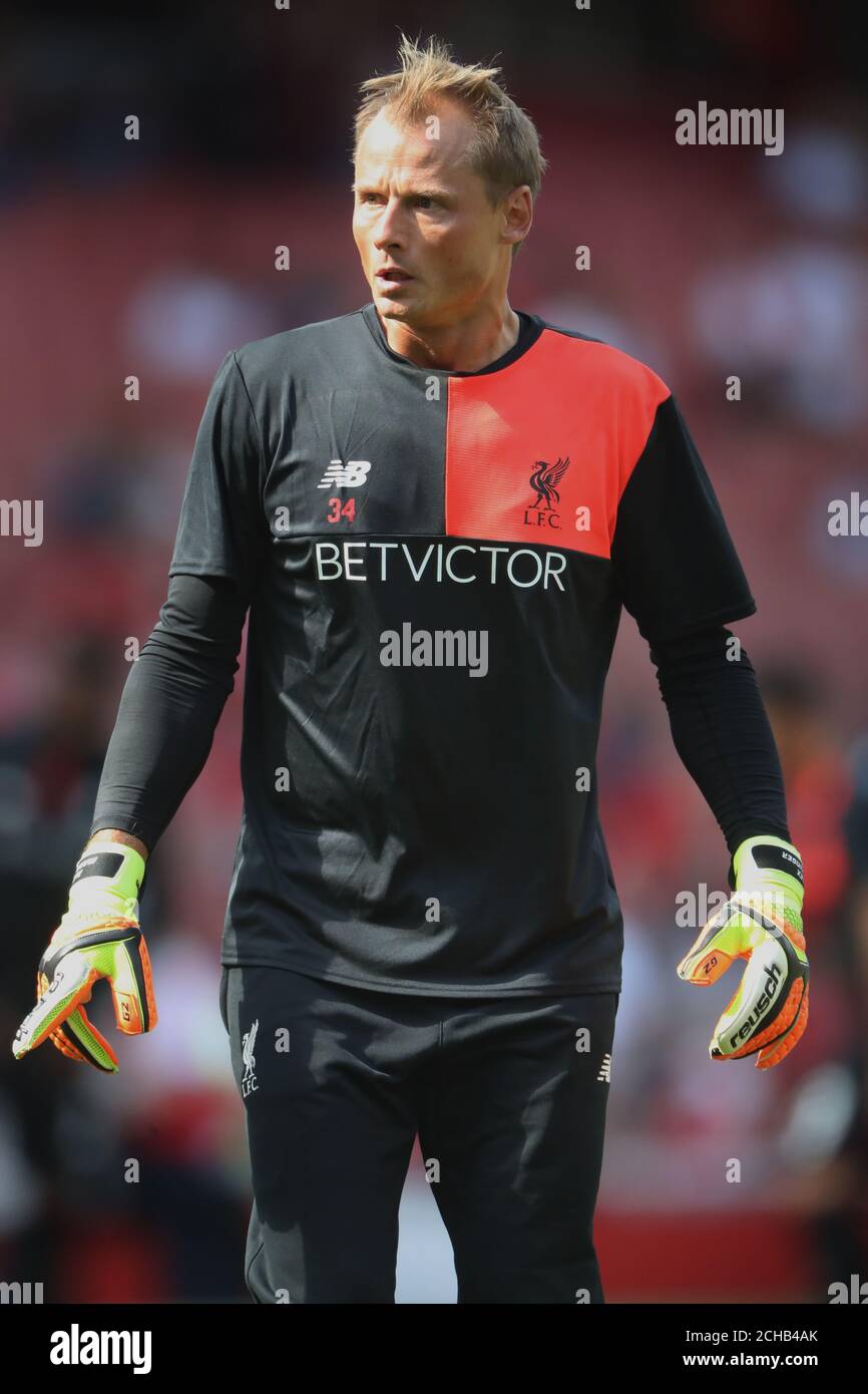Liverpool goalkeeper Alex Manninger Stock Photo - Alamy
