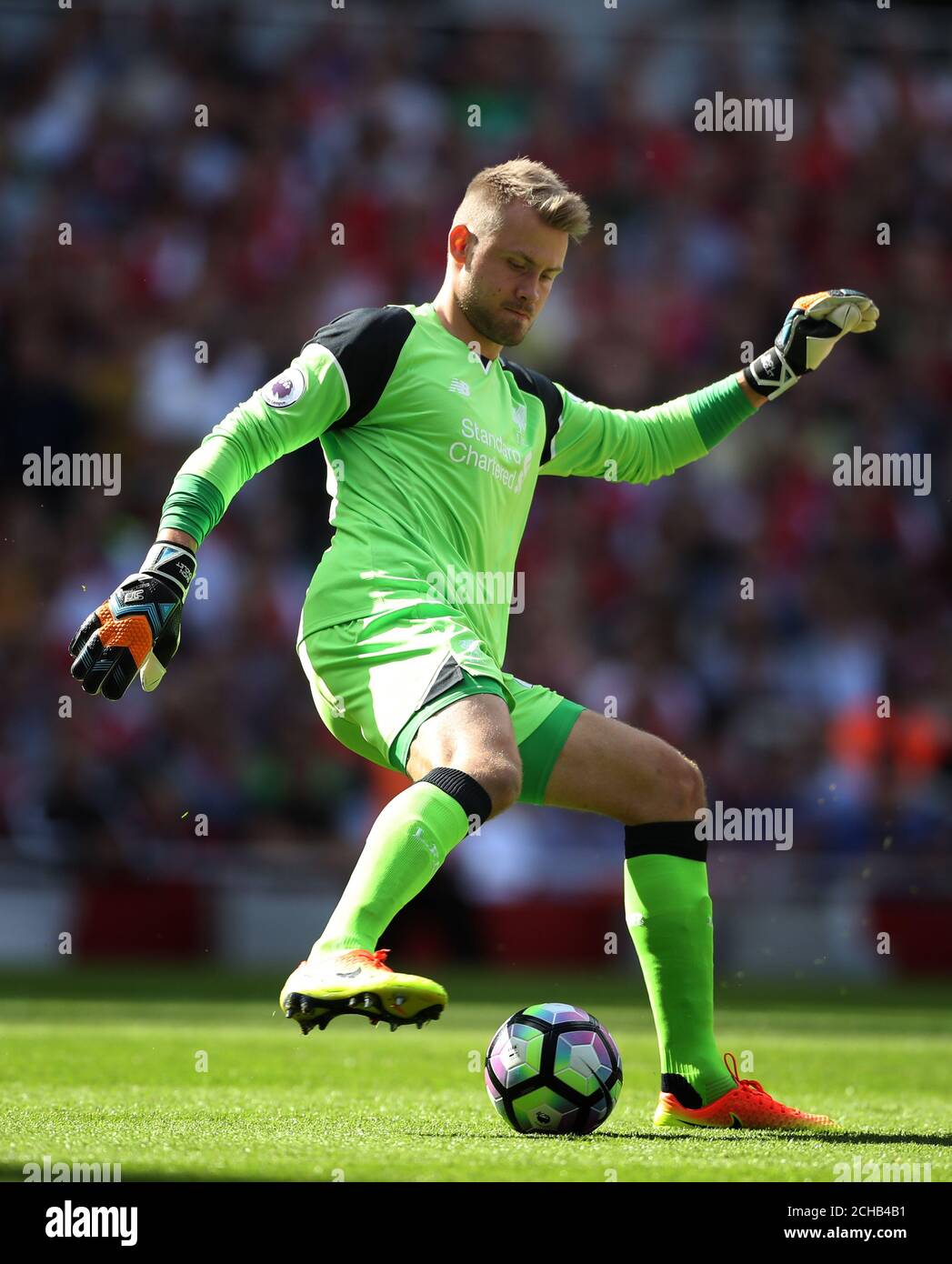 Liverpool goalkeeper Simon Mignolet Stock Photo - Alamy