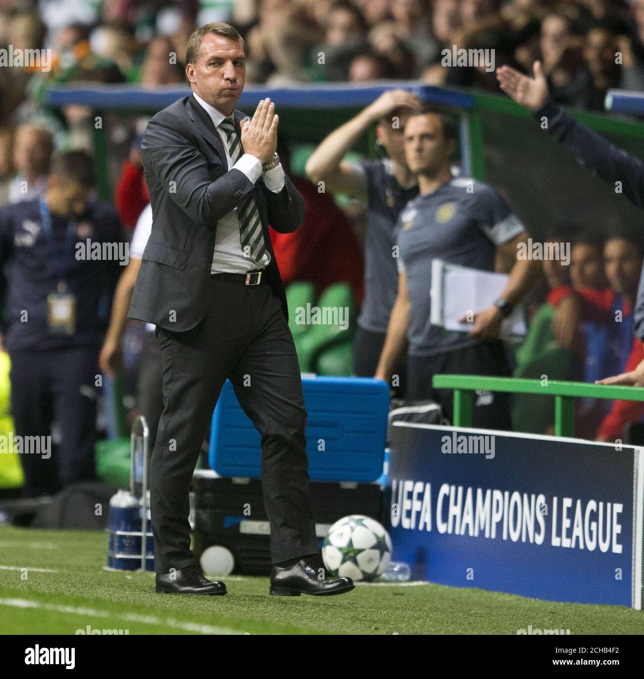 Celtic manager Brendan Rodgers Stock Photo - Alamy
