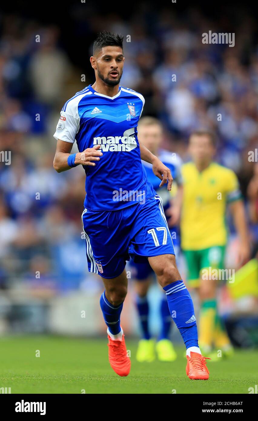 Ipswich Town's Kevin Bru Stock Photo - Alamy
