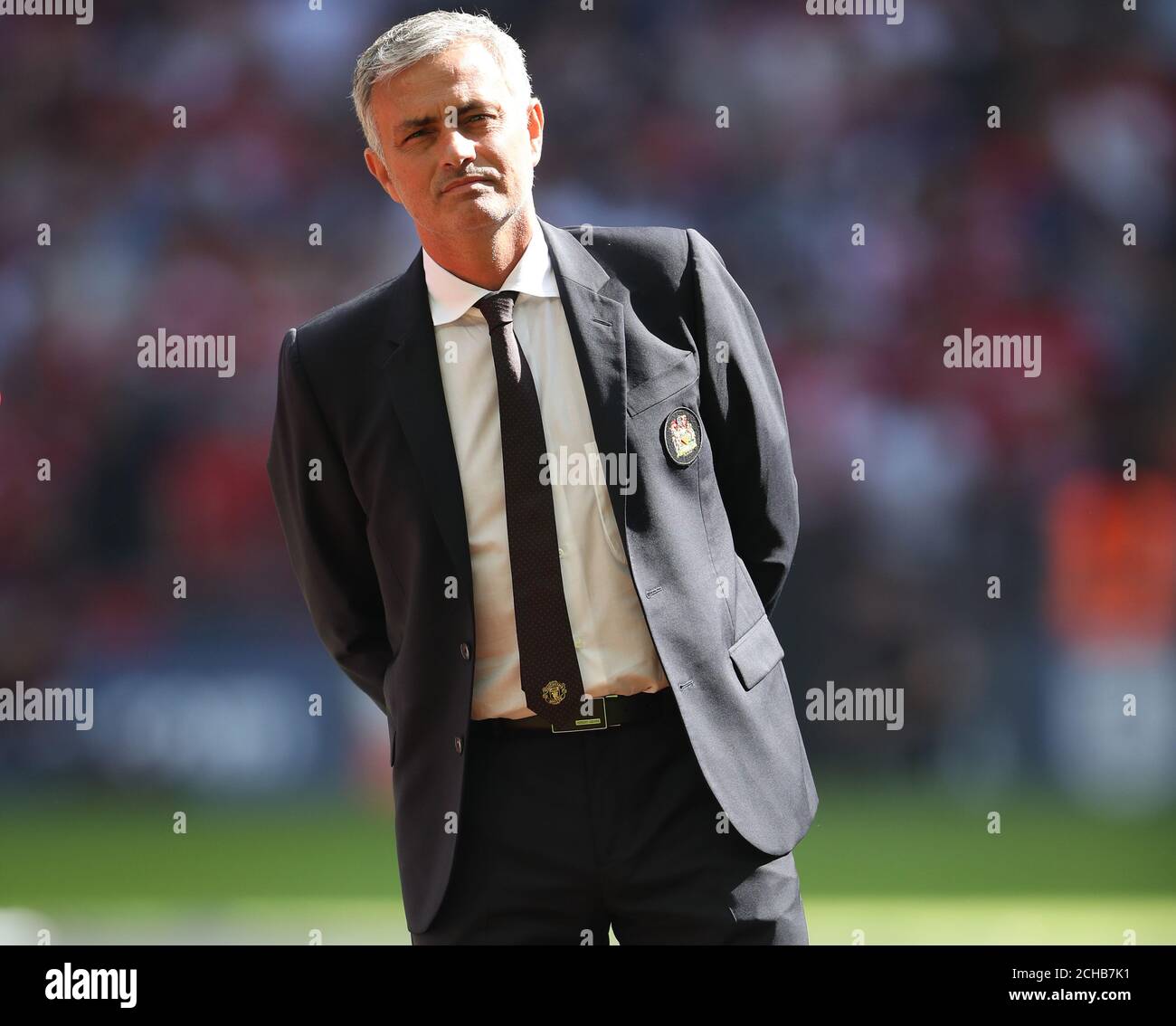 Manchester United manager Jose Mourinho before the game Stock Photo - Alamy