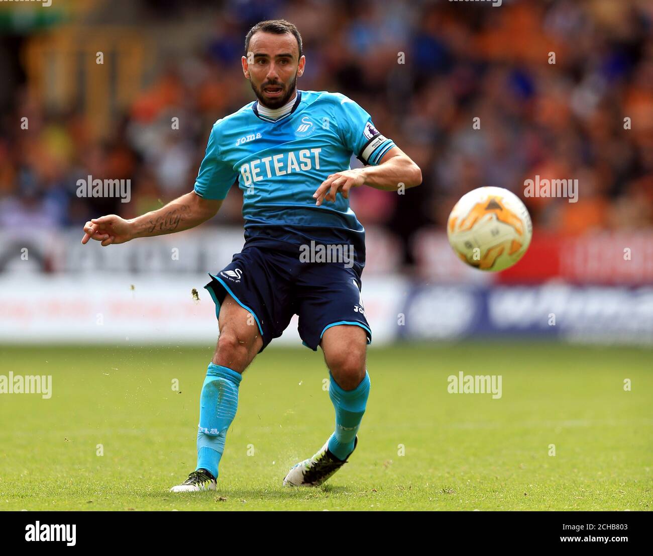 Swansea citys leon britton hi-res stock photography and images - Alamy