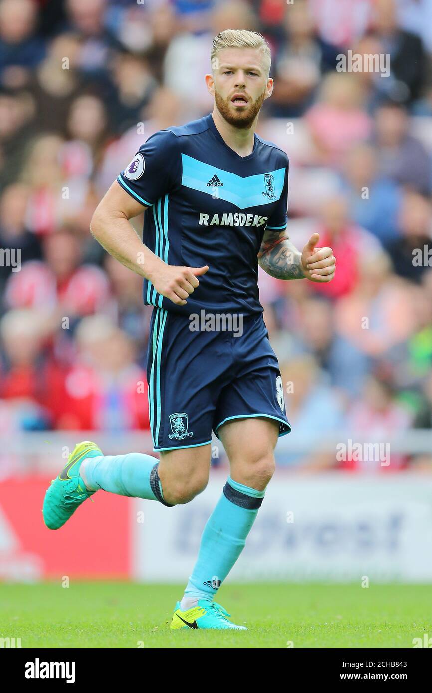Middlesbrough's Adam Clayton Stock Photo - Alamy