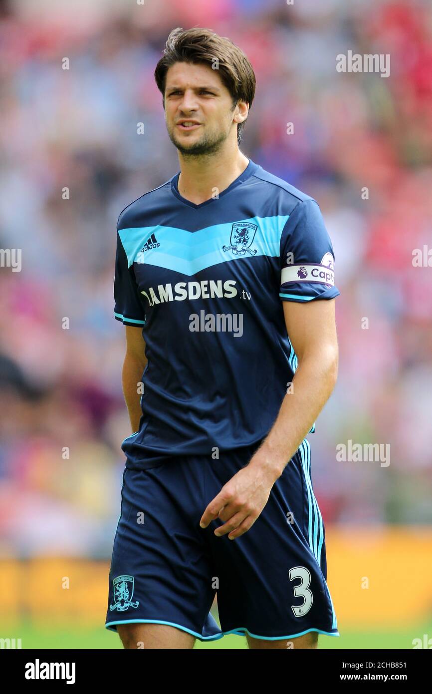Middlesbrough's Adam Clayton Stock Photo - Alamy