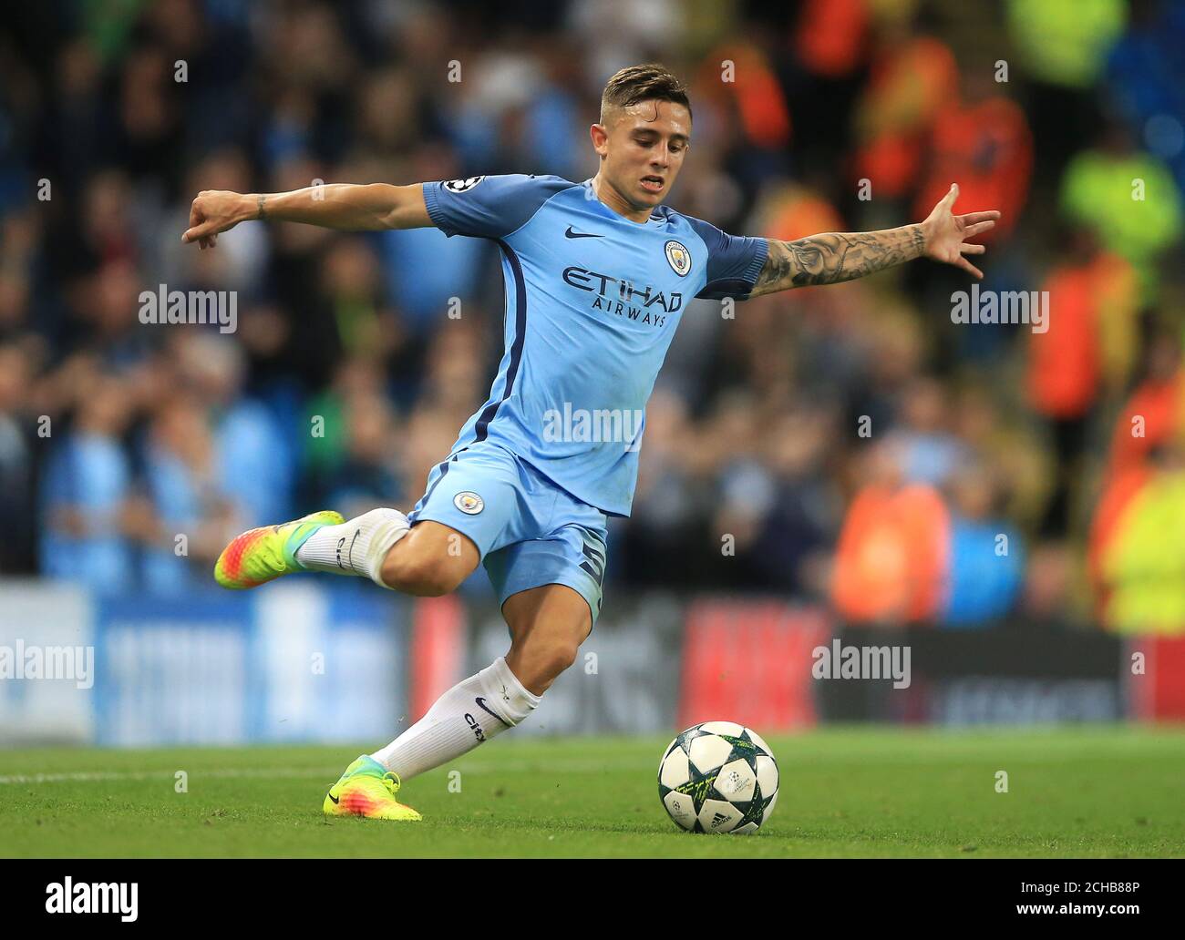 Manchester City's Pablo Maffeo Stock Photo - Alamy