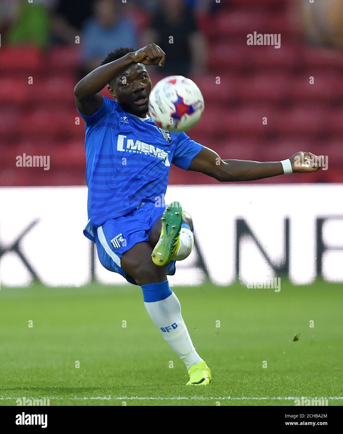 Gillingham's Deji Oshilaja Stock Photo - Alamy