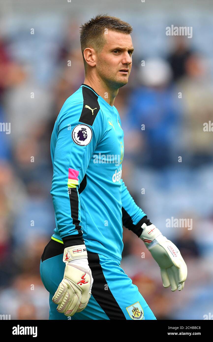 Burnley goalkeeper Thomas Heaton Stock Photo - Alamy