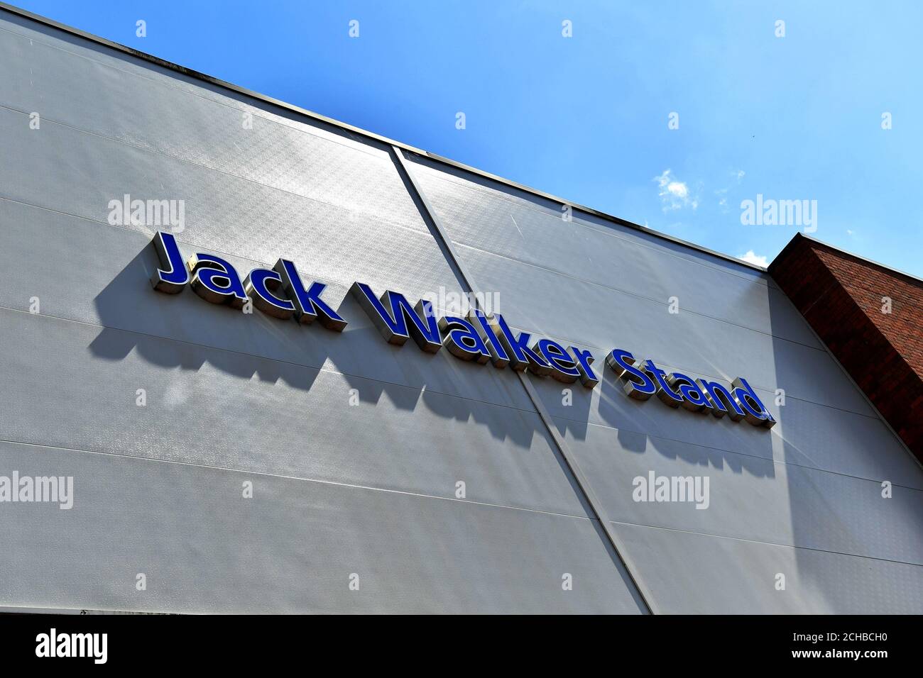 A general view of the Jack Walker Stand at Ewood Park, home of ...