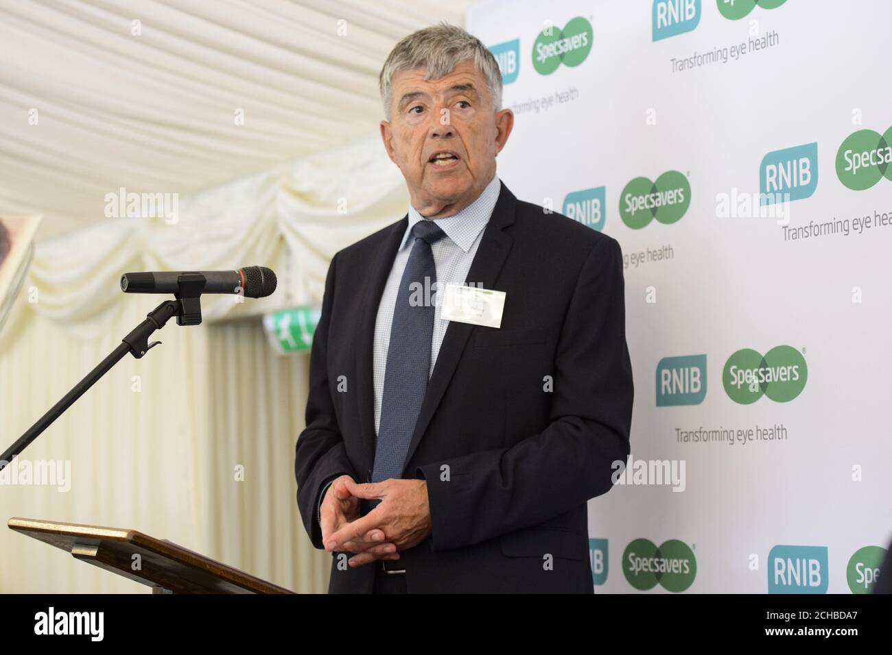 Doug perkins speaks launch specsavers hi-res stock photography and ...