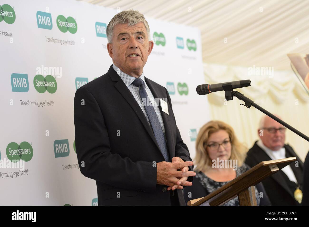 Doug perkins speaks launch specsavers hi-res stock photography and ...