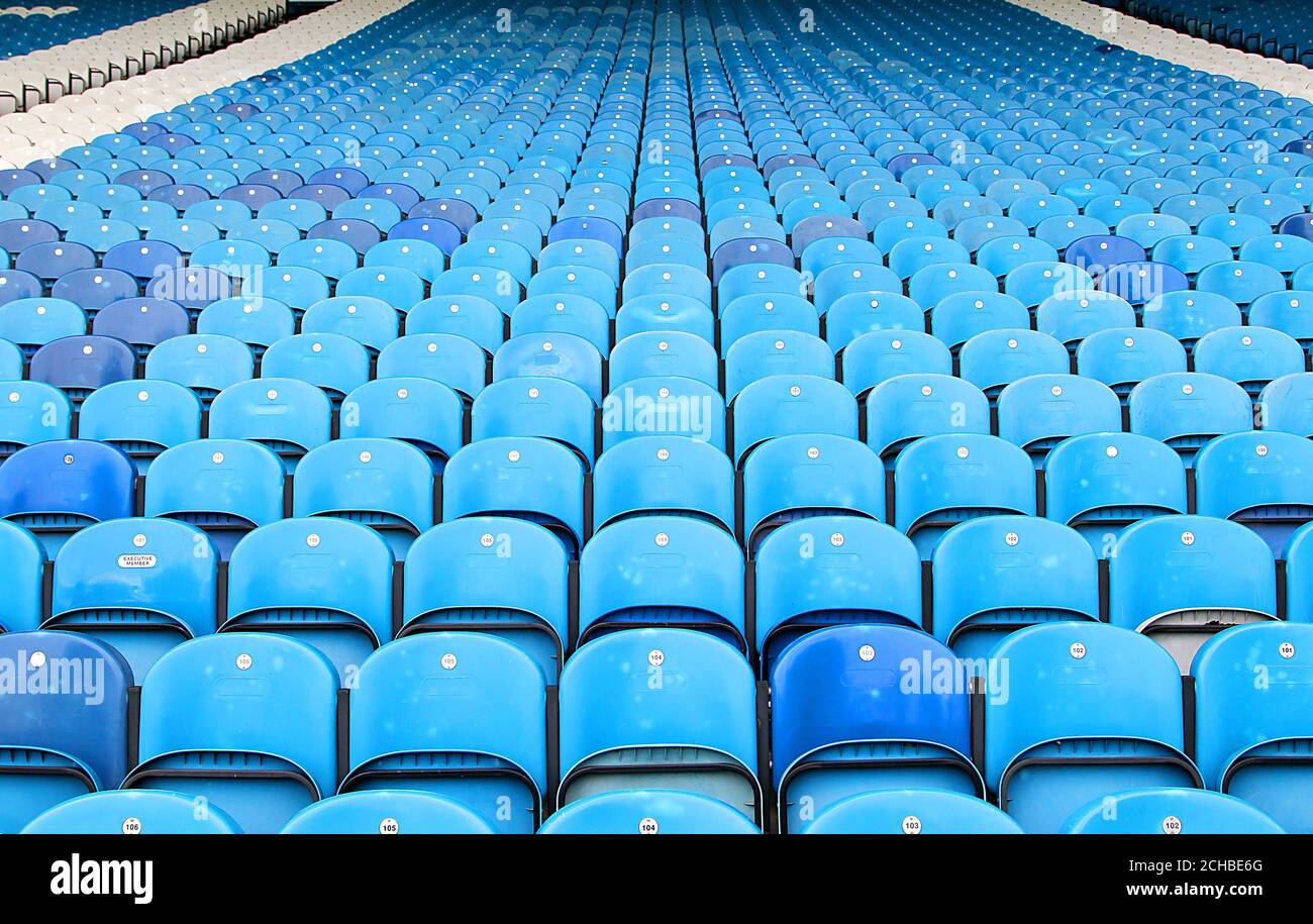 General view of seating at Hillsborough Stadium Stock Photo - Alamy