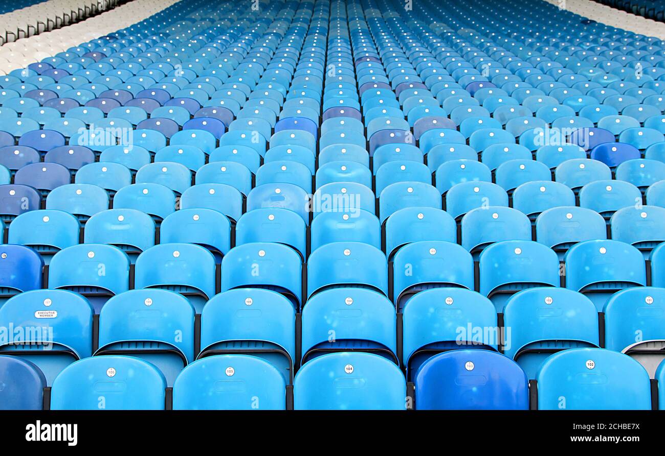 General view of seating at Hillsborough Stadium Stock Photo - Alamy