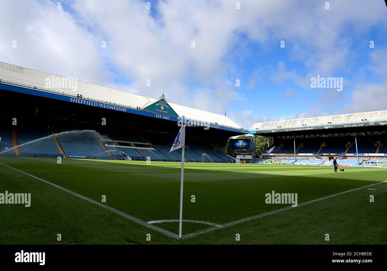 Hillsborough stadium pitch view hi-res stock photography and images - Alamy