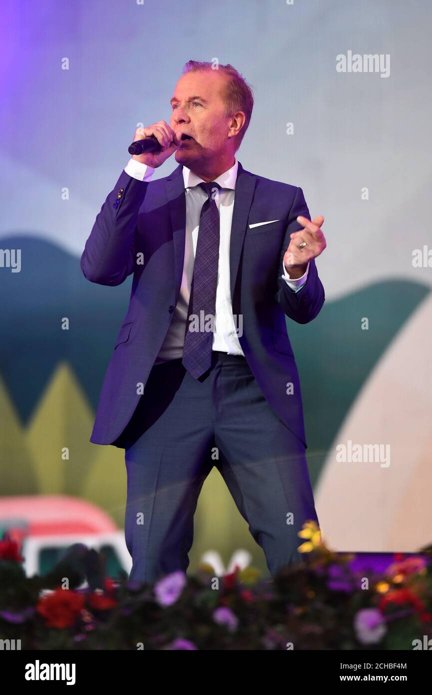 Martin Fry of ABC performing at BBC Proms in the Park, in Hyde Park ...