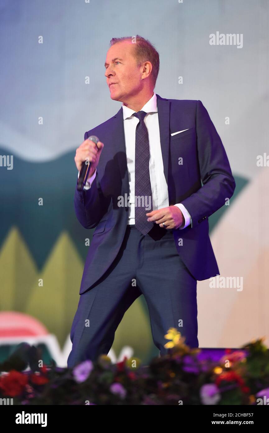 Martin Fry of ABC performing at BBC Proms in the Park, in Hyde Park ...