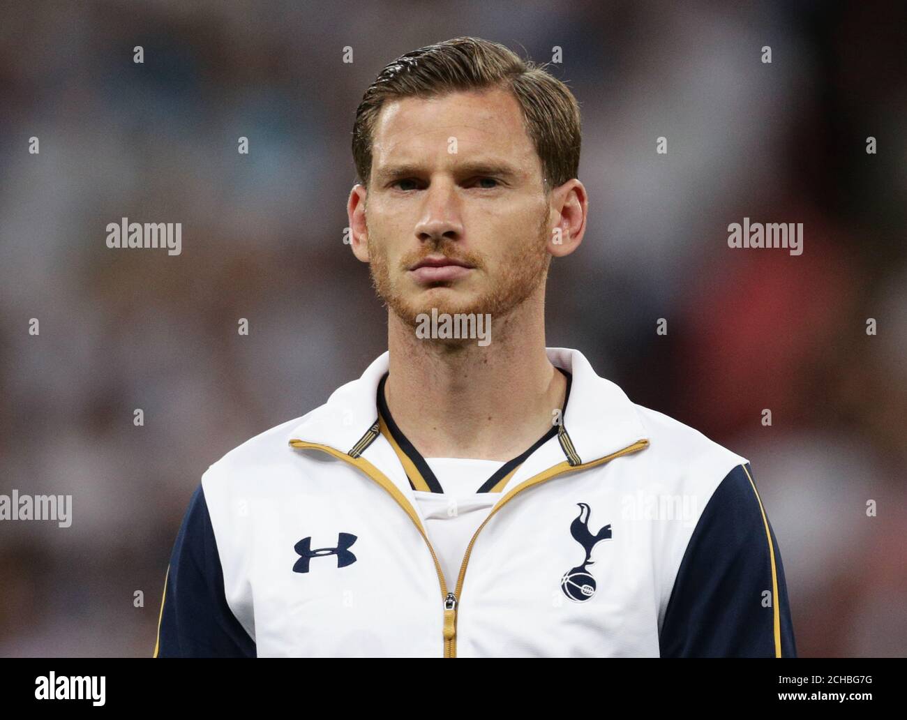 Tottenham Hotspur's Jan Vertonghen prior to the start of the Champions ...