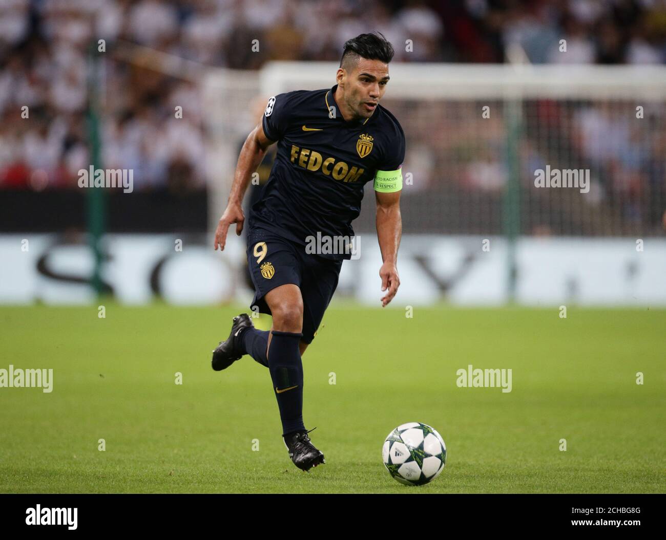 AS Monaco's Radamel Falcao during the Champions League match at the ...
