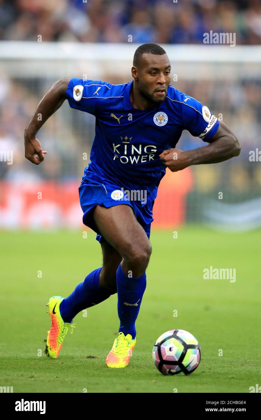 Leicester City's Wes Morgan Stock Photo - Alamy