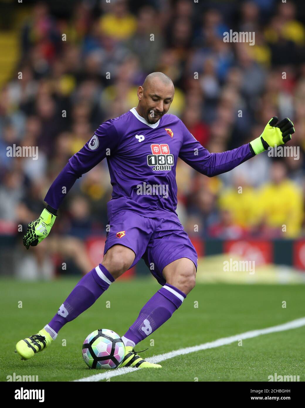 Watford goalkeeper Heurelho Gomes Stock Photo - Alamy