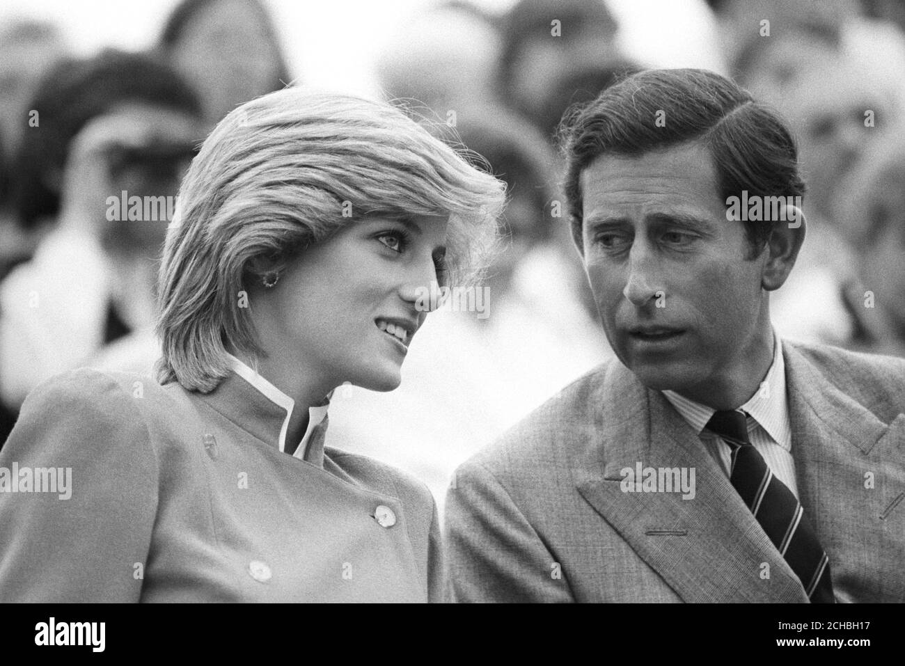 The Prince and Princess of Wales during their visit to Montague, Prince ...