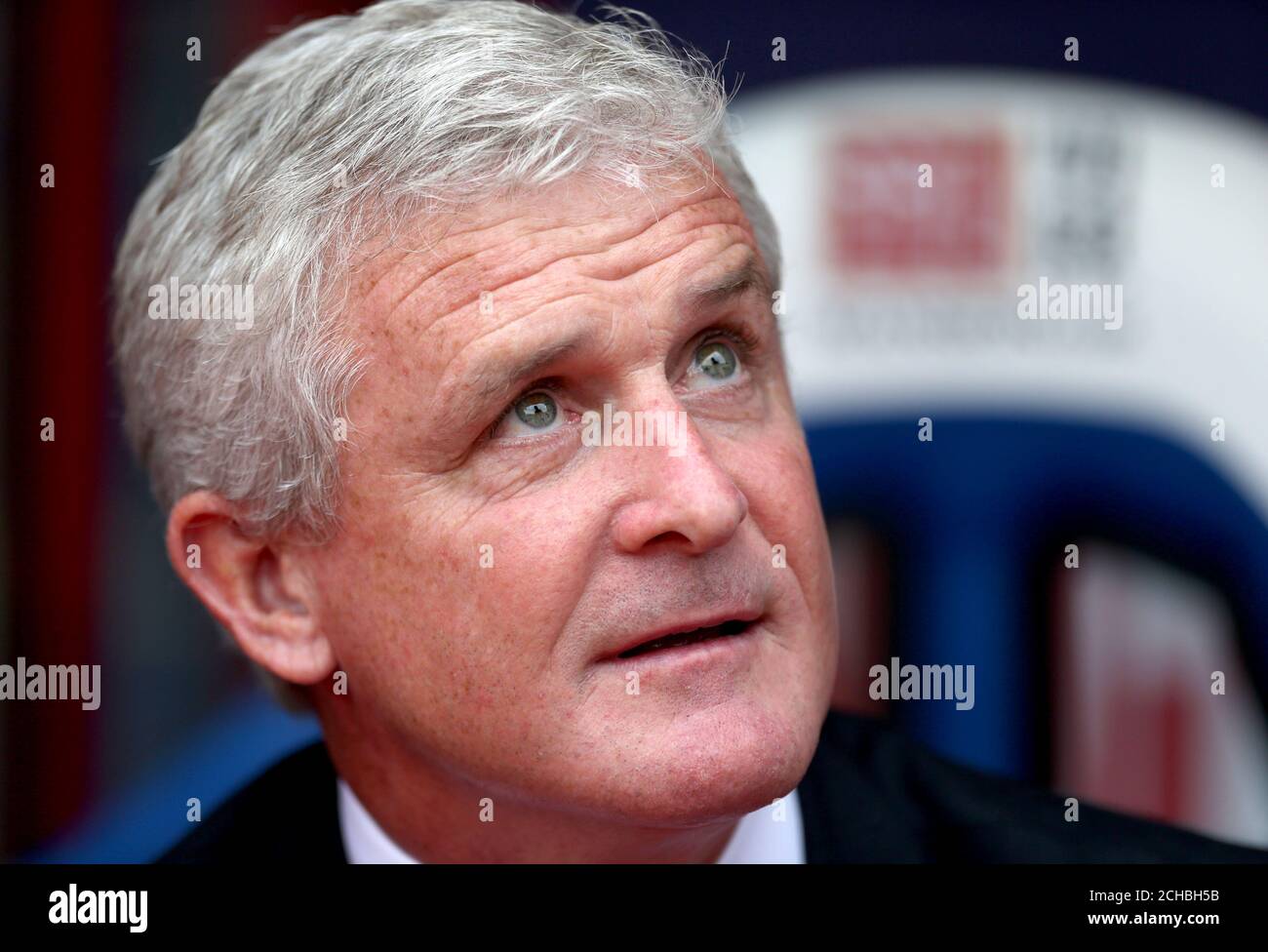 Stoke City manager Mark Hughes Stock Photo - Alamy