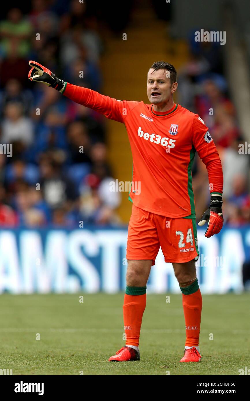 Stoke City goalkeeper Shay Given Stock Photo - Alamy