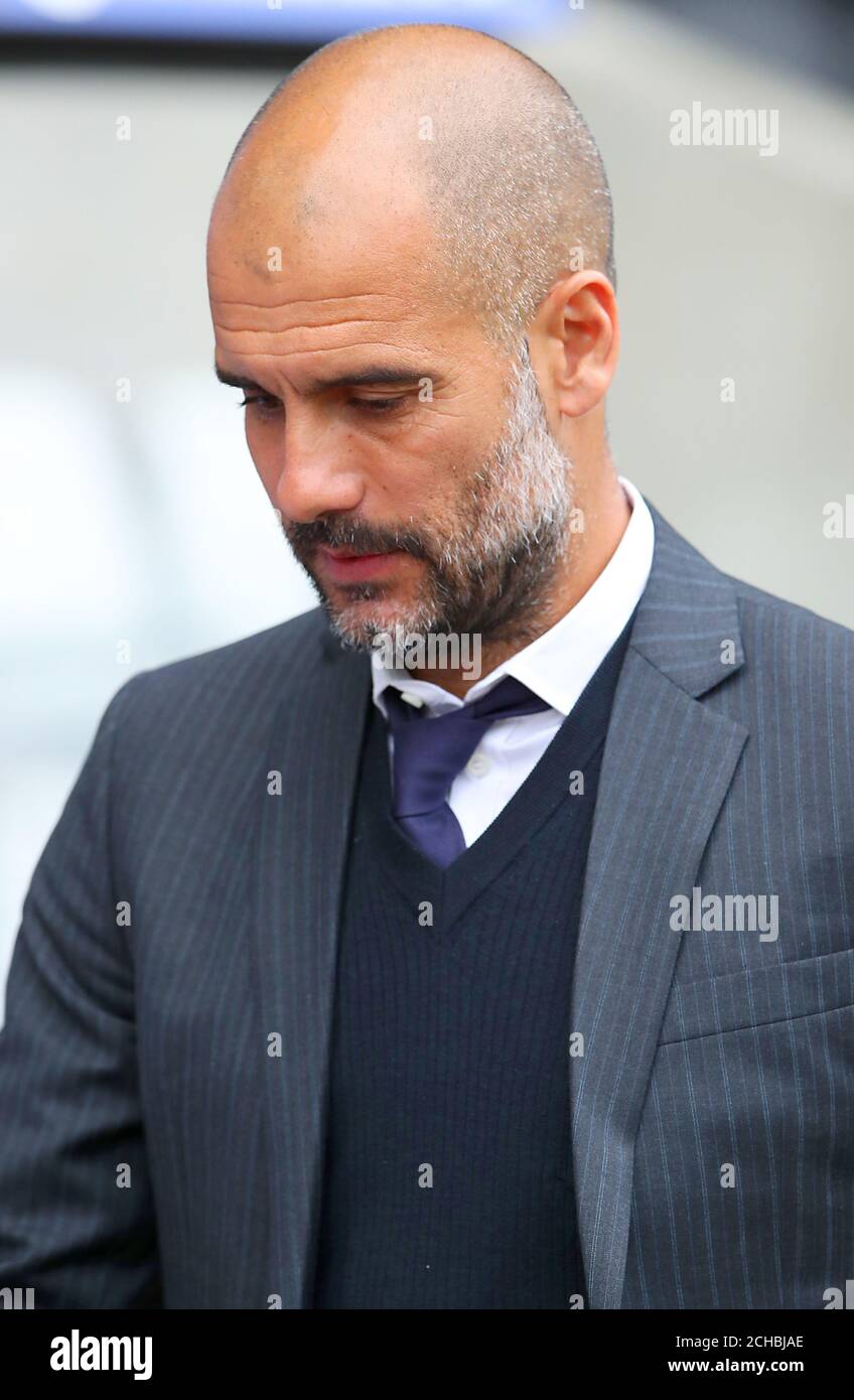 Manchester City manager Pep Guardiola Stock Photo - Alamy