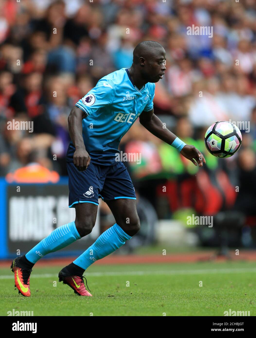 Swansea City's Modou Barrow Stock Photo - Alamy