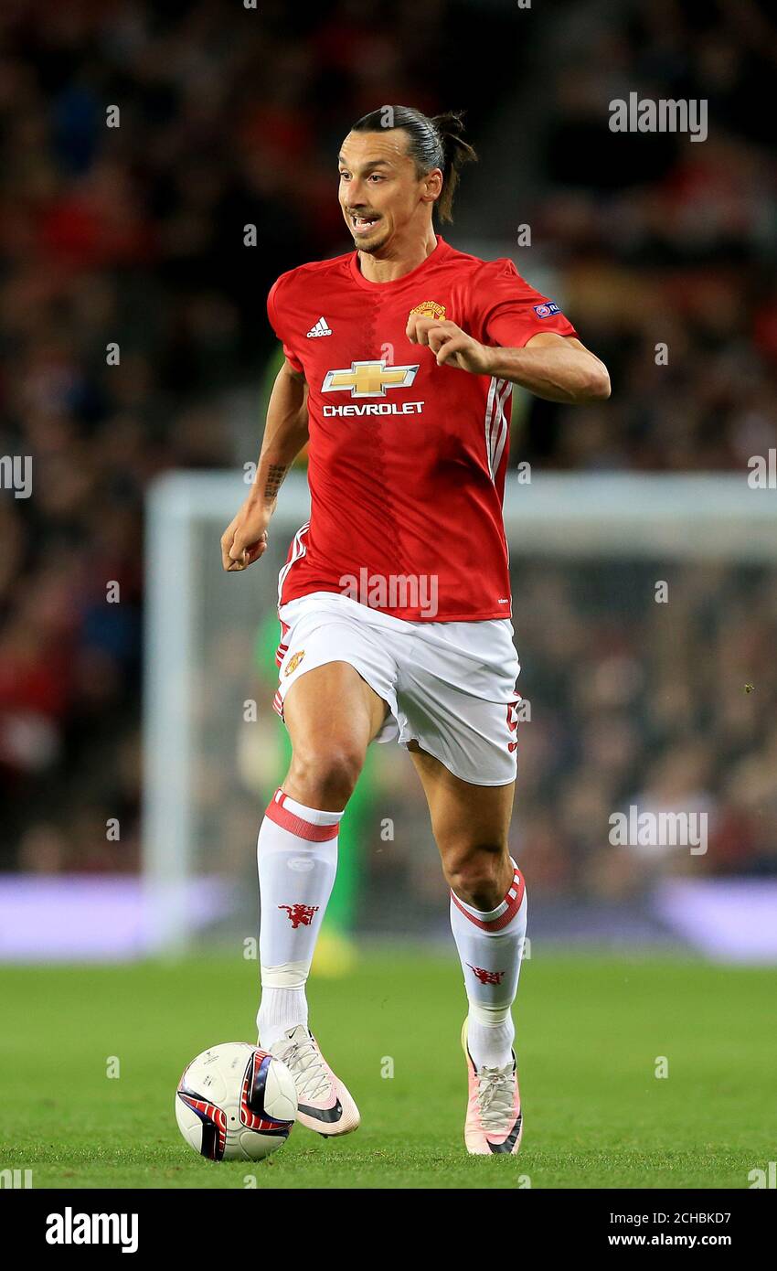 Manchester United's Zlatan Ibrahimovic during the UEFA Europa League ...