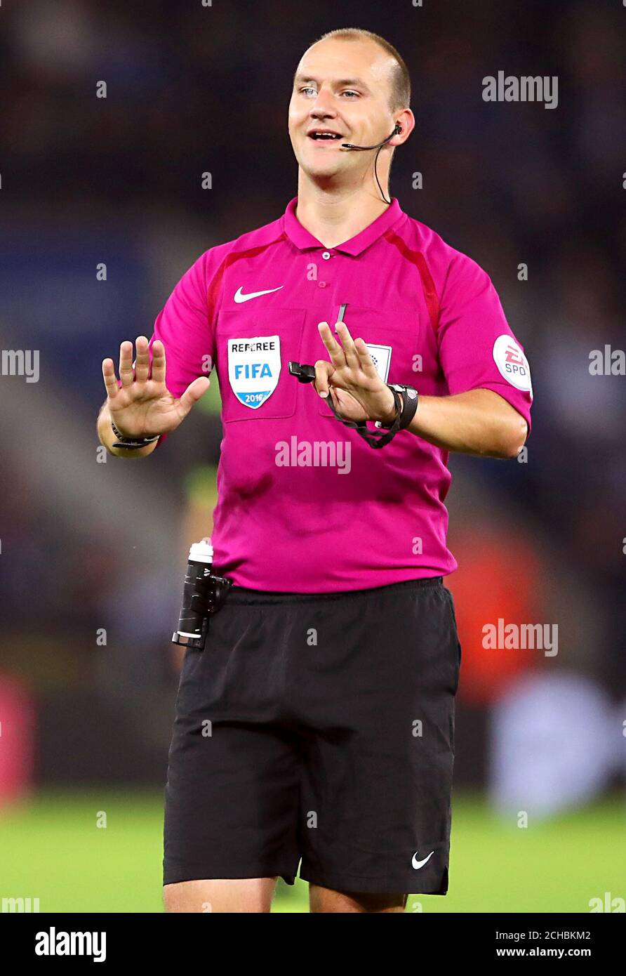 Referee Robert Madley Stock Photo - Alamy