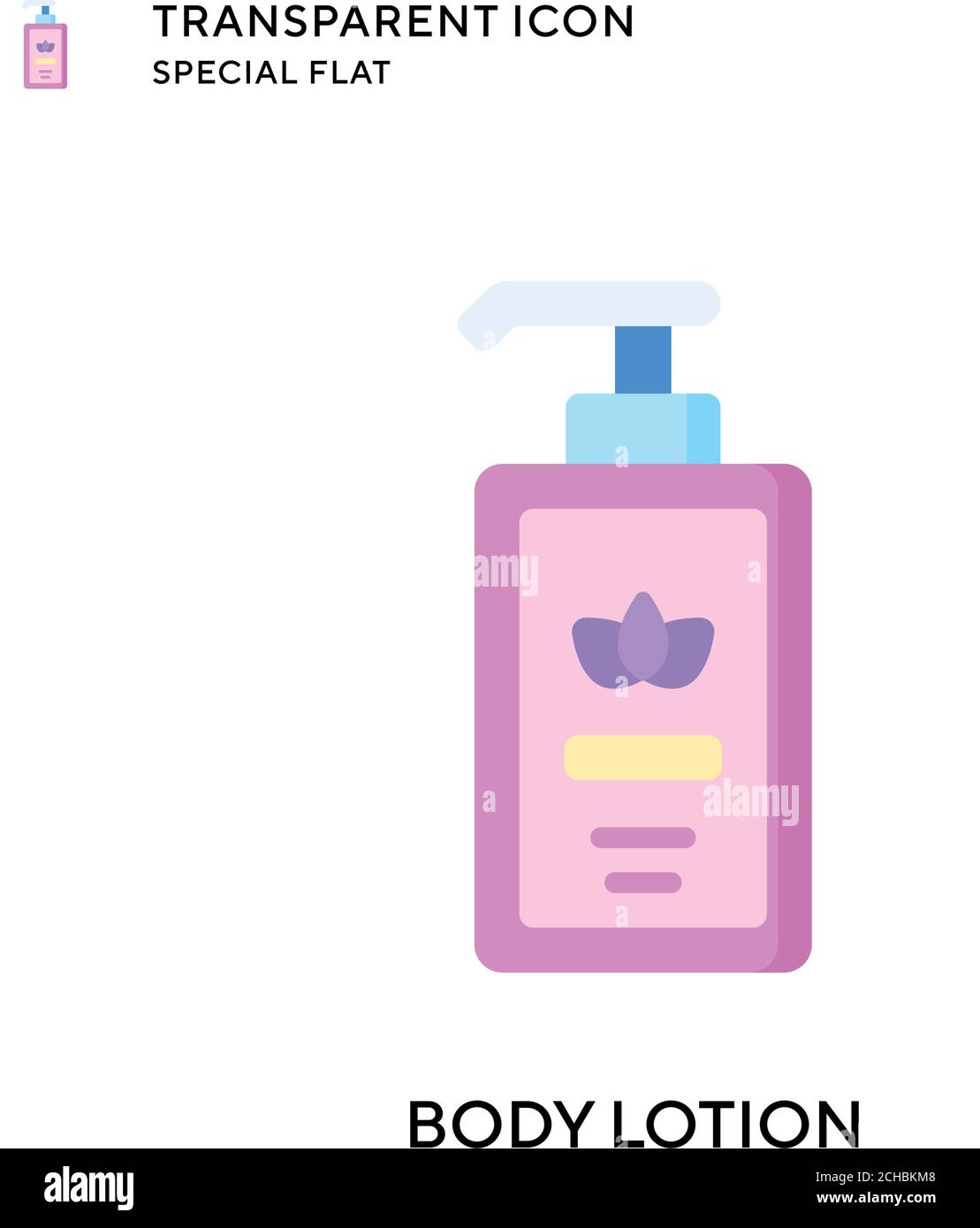 Body lotion vector icon. Flat style illustration. EPS 10 vector Stock ...