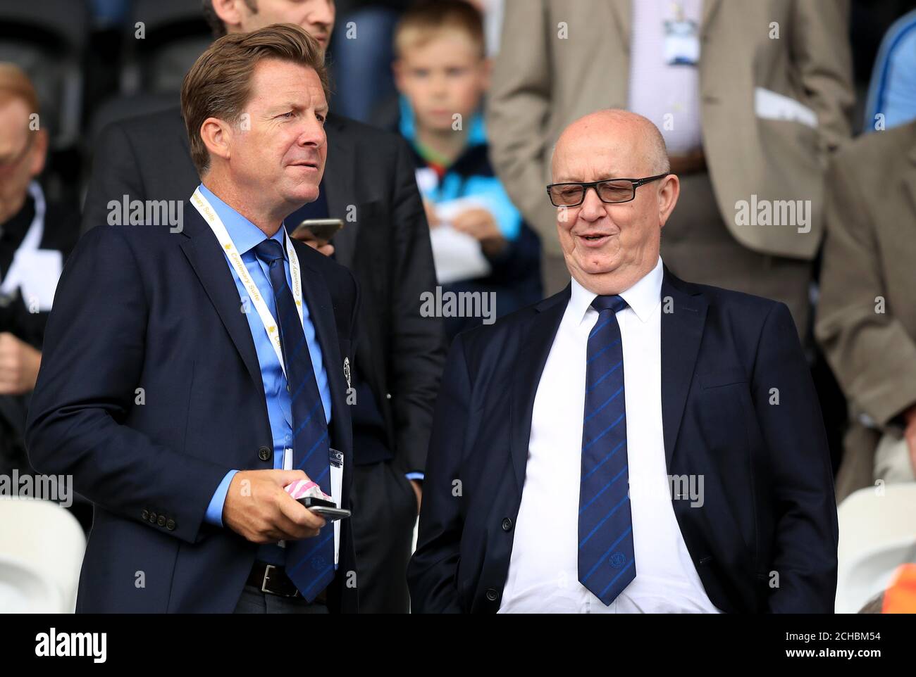 Chelsea director and club secretary david barnard in the stands hi-res ...