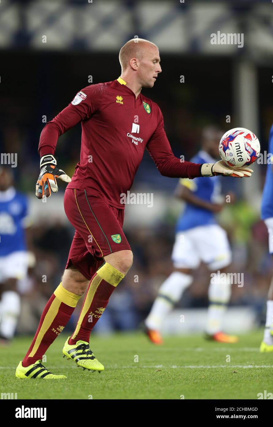 Norwich City goalkeeper John Ruddy Stock Photo - Alamy
