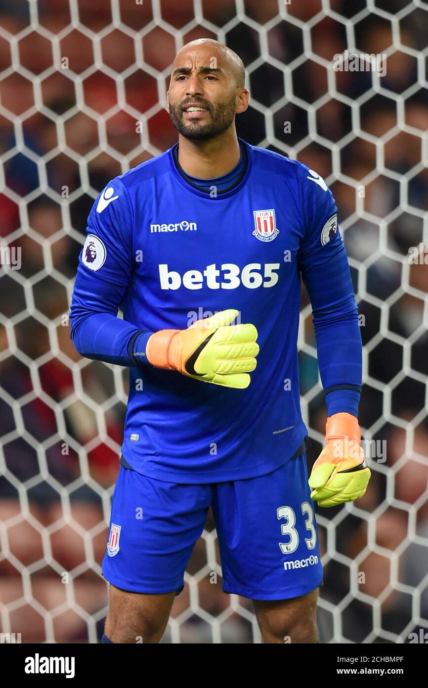 Lee Grant, Stoke City goalkeeper Stock Photo - Alamy