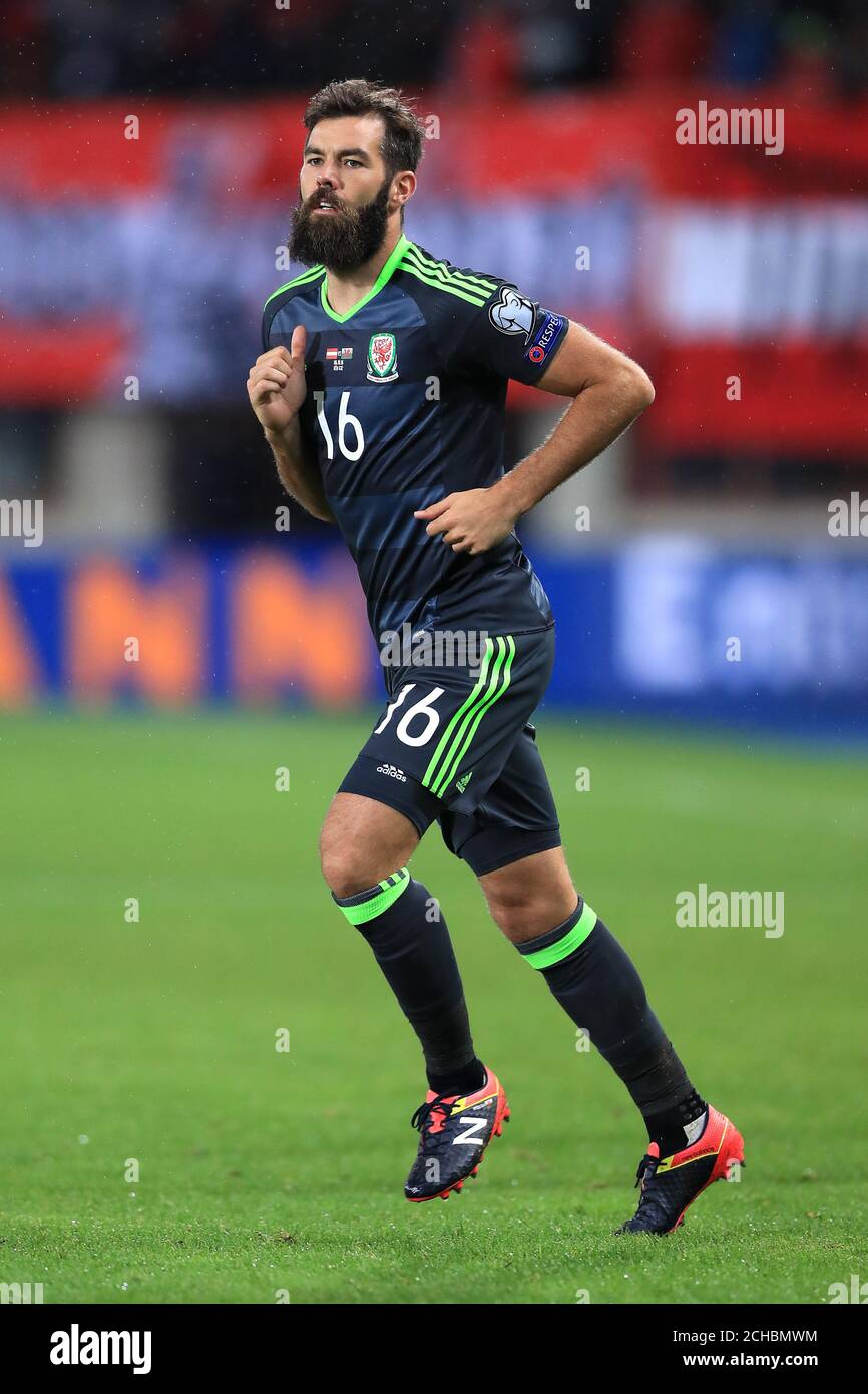 Joe Ledley, Wales Stock Photo - Alamy