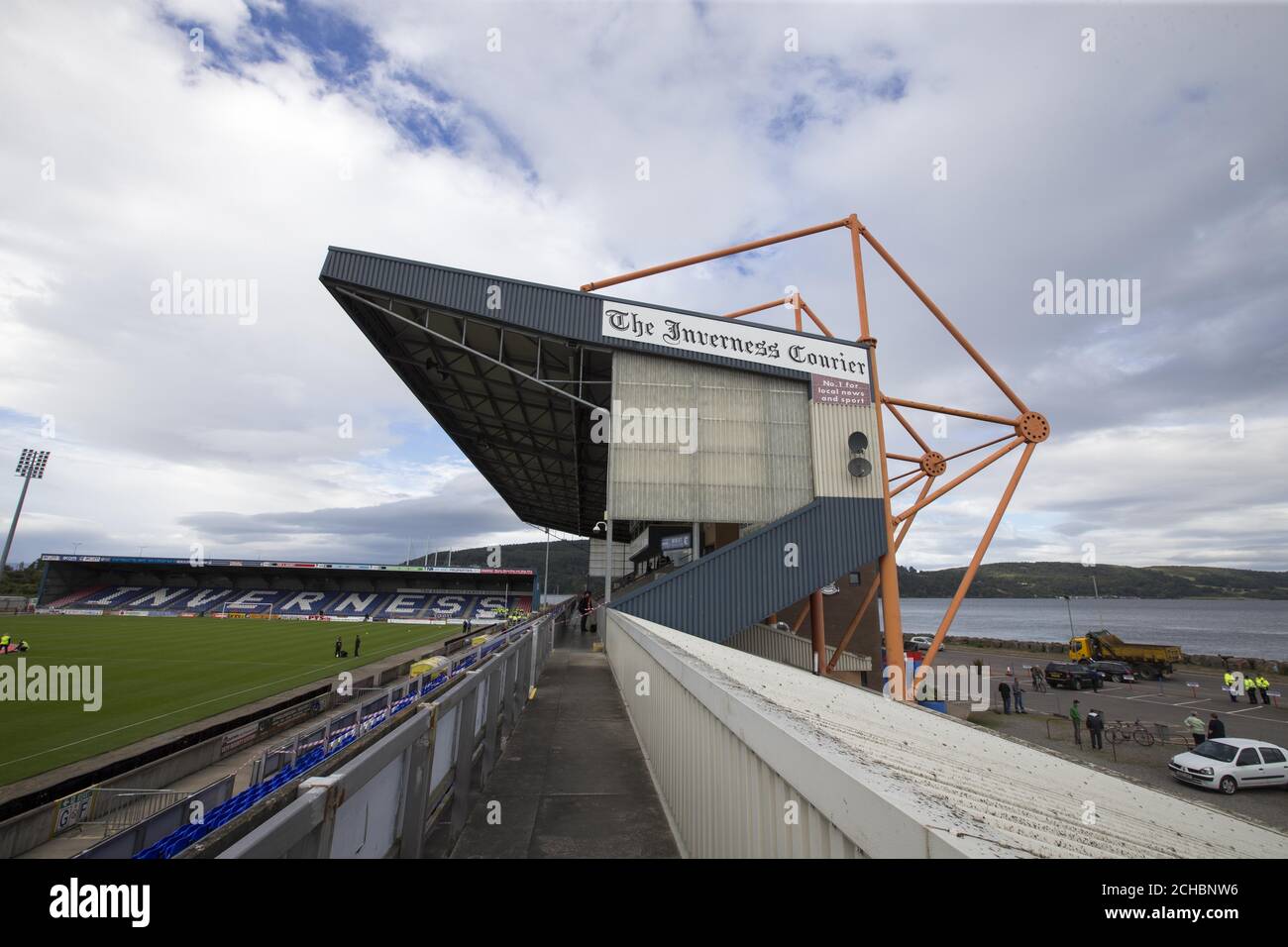 A general view of the Caledonian Stadium, Inverness Stock Photo - Alamy