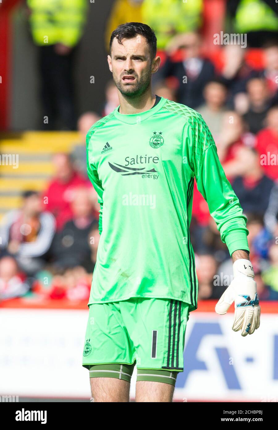 Aberdeen goalkeeper Joe Lewis Stock Photo - Alamy