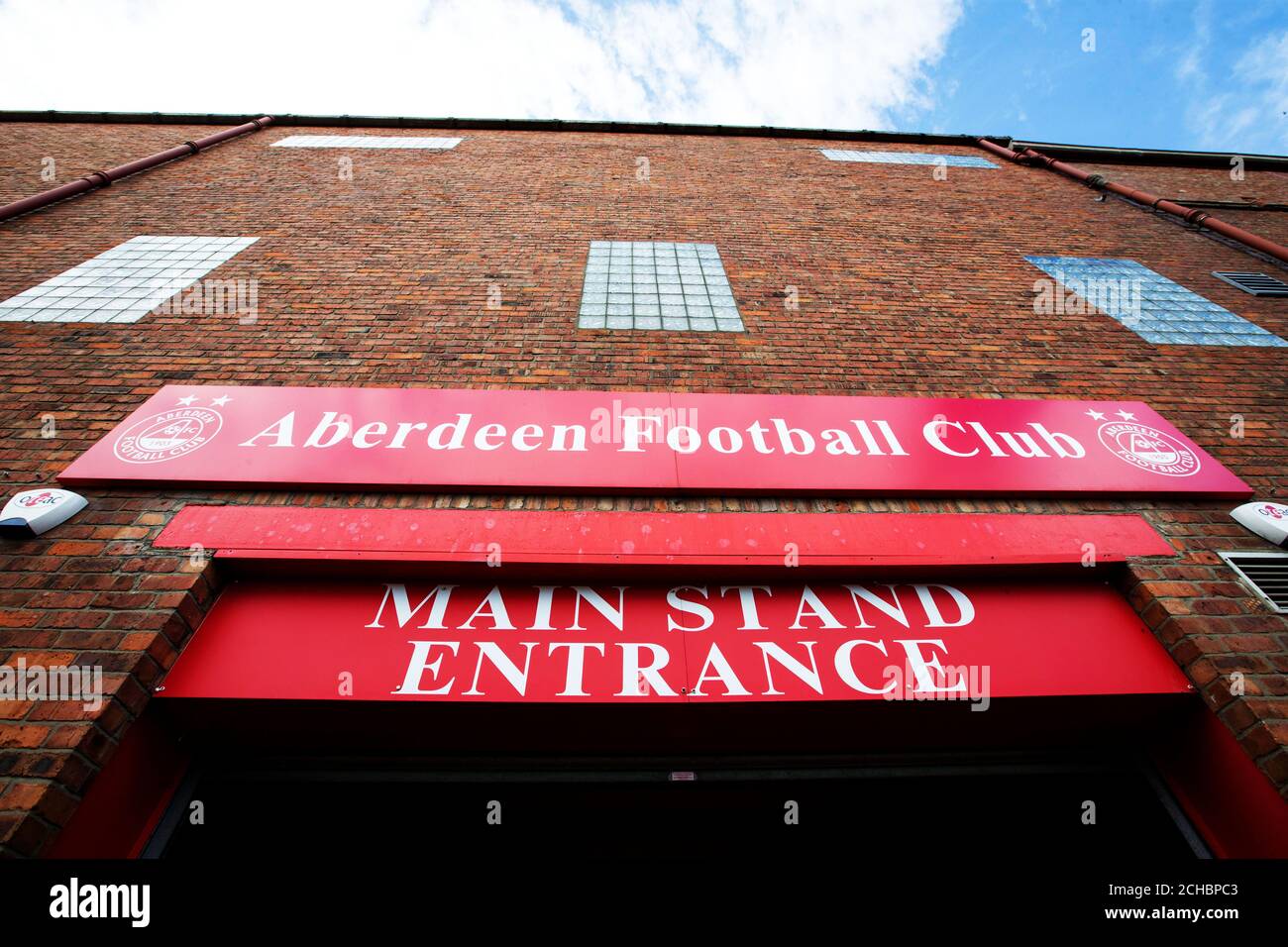 A general view of Pittodrie Stadium, home of Aberdeen Stock Photo - Alamy