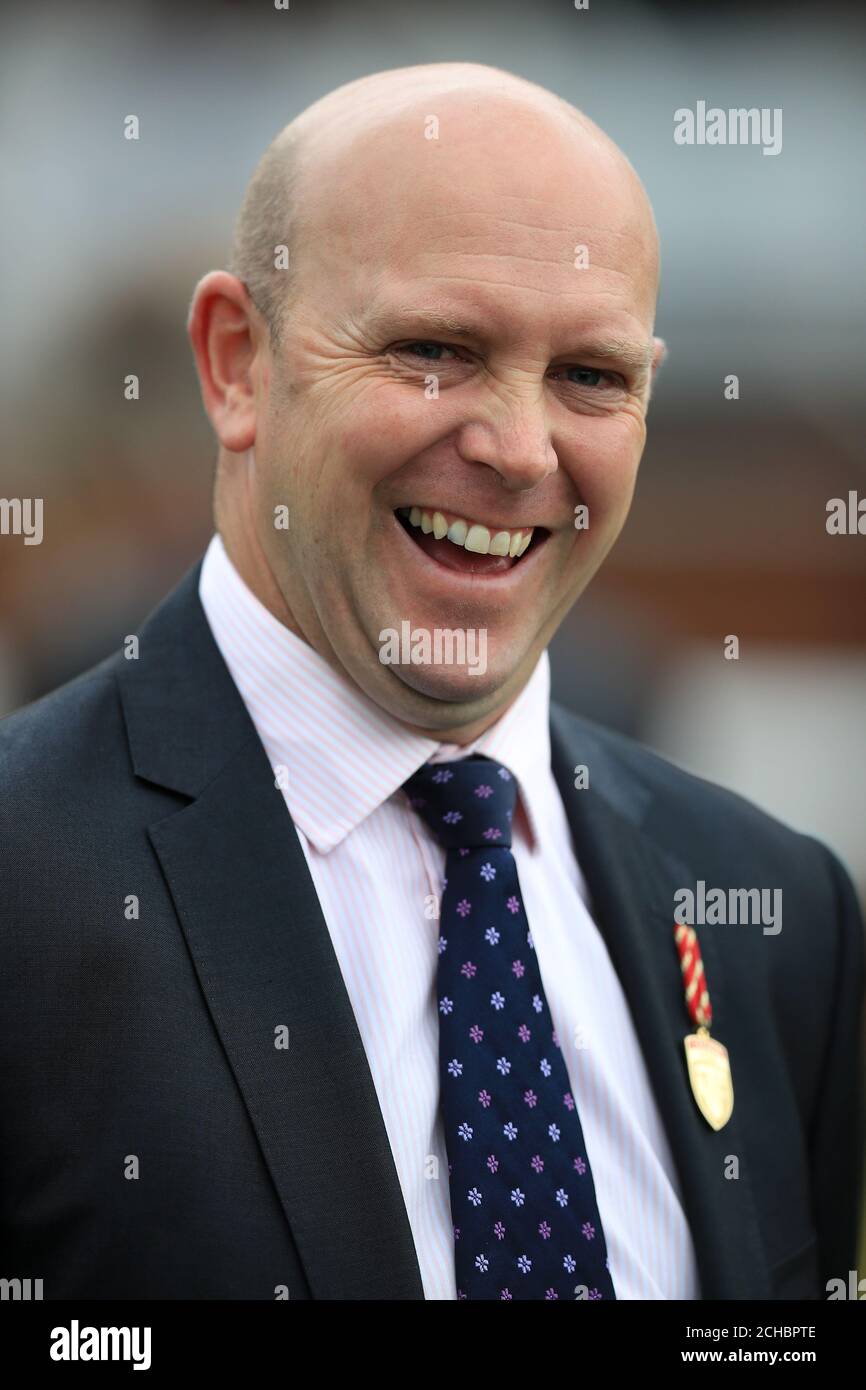 Trainer Owen Burrows Stock Photo - Alamy